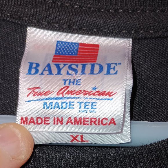 Bayside | Shirts | Vintage Us Army Strong Bayside Mens Black The True ...